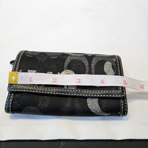 Coach | Bags | Coach Signature C Coin Purse With Keychain Os Black Logo ...